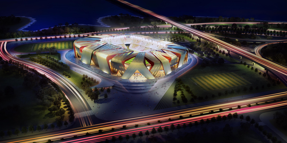Dalian Football Stadium | UNS | Archello