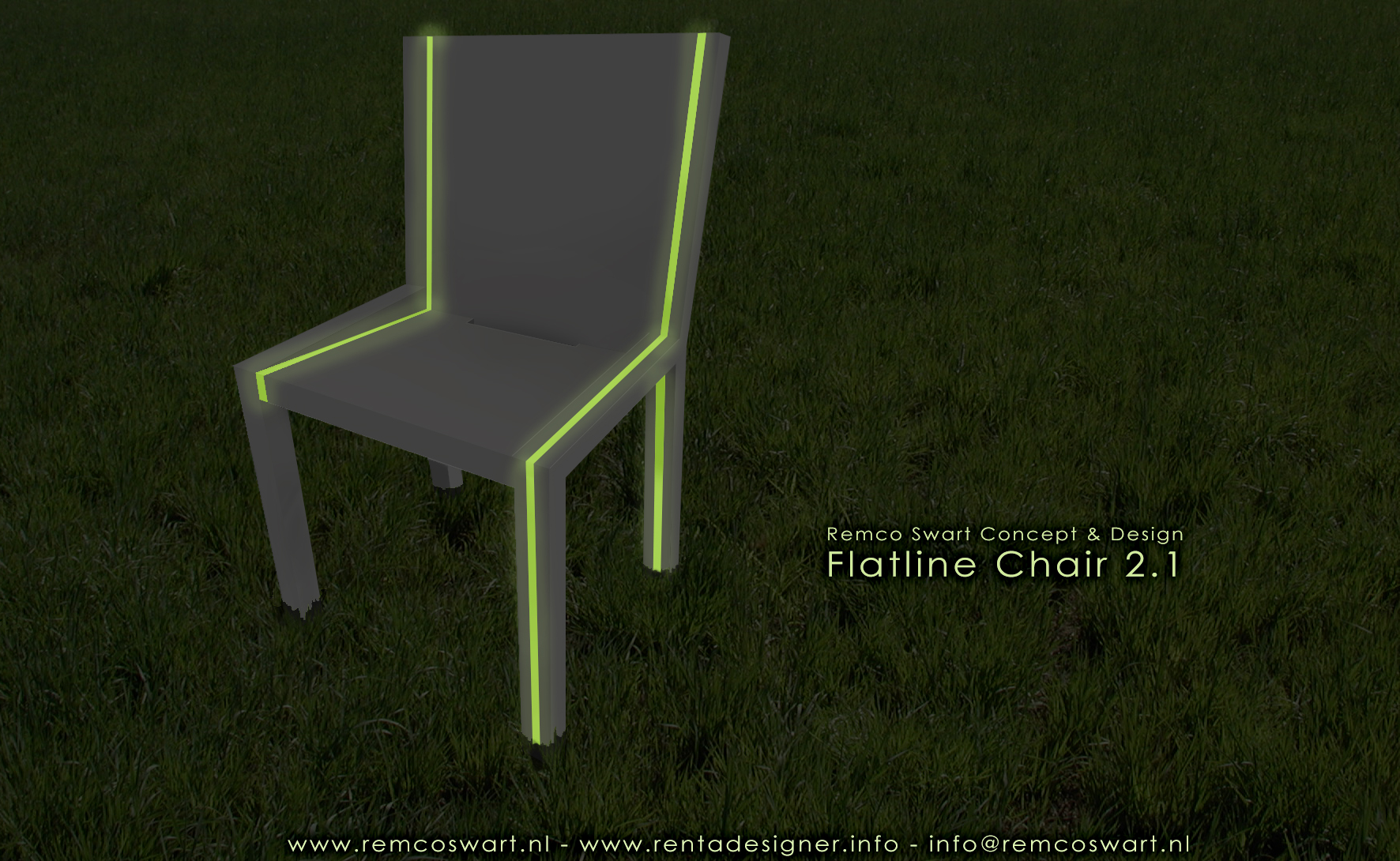 Flatline chair 2.1 outdoor/garden version by Remco Swart concept ...