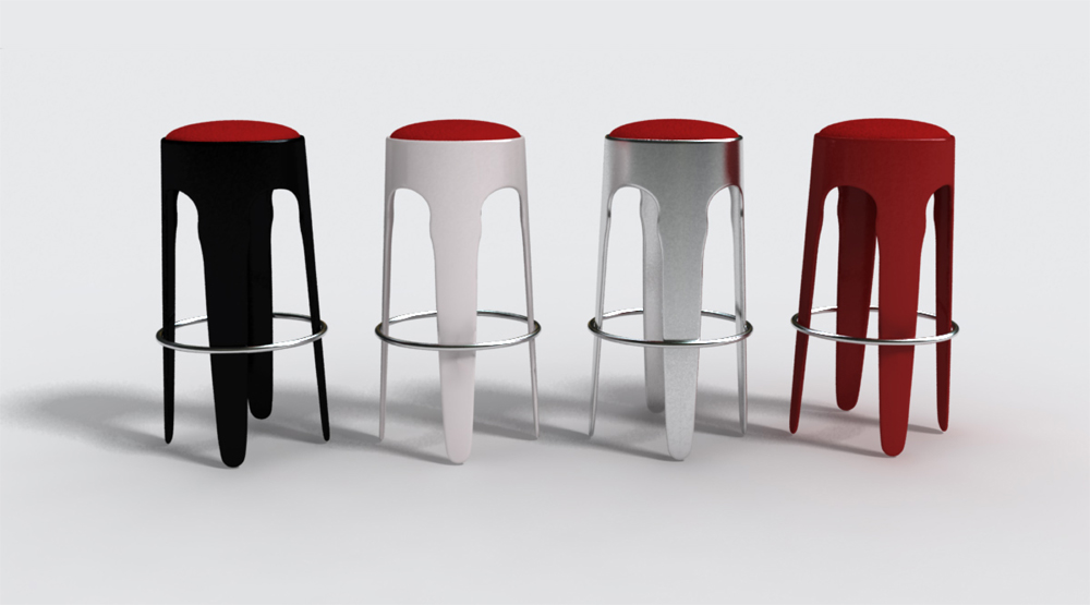 Mosk Stackable Barstool by Baita Design Studio | Archello