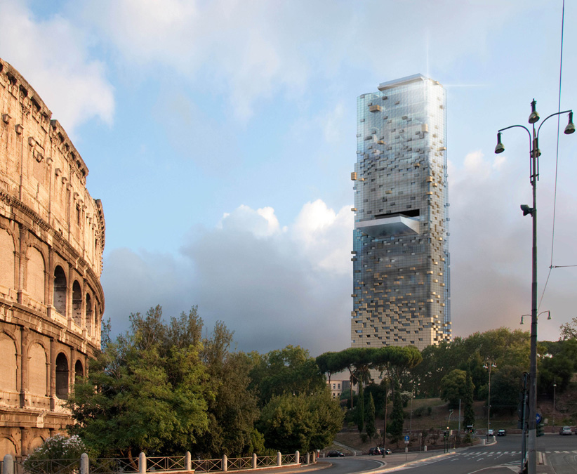 Vertical Spa in Rome for Architectum international competition ...