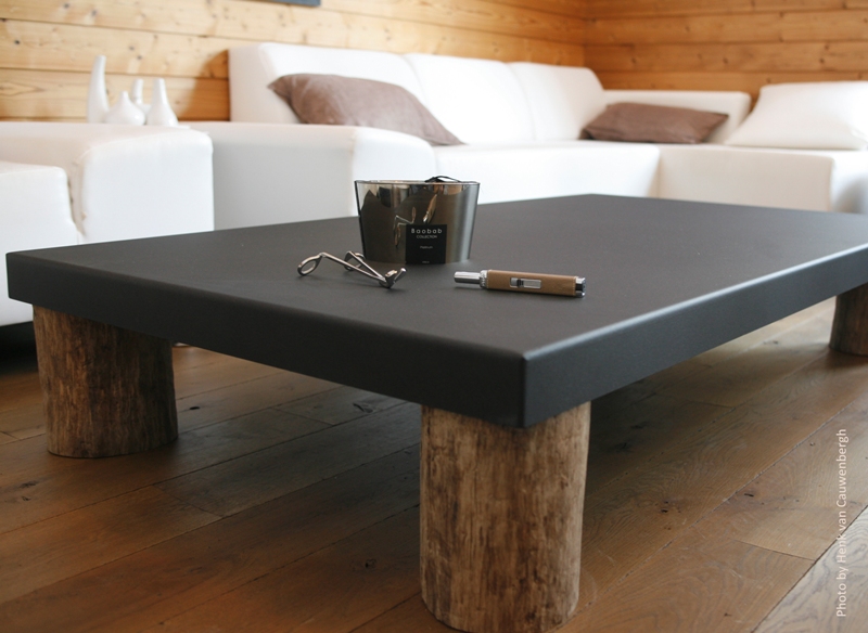 Baptized by Nature low table ZEN by CORO driftwood collection | Archello
