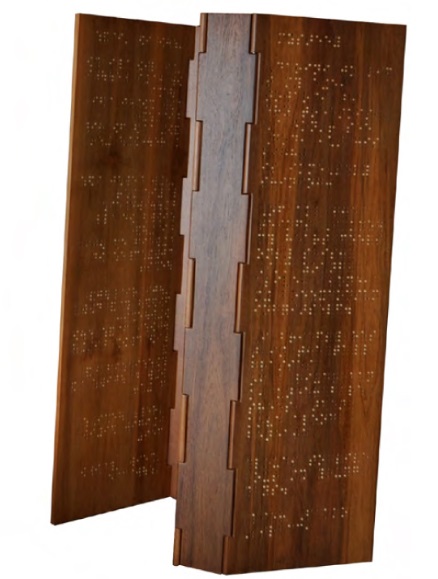 INLAYED WOODEN SCREEN by Rooshad Shroff Architecture + Design | Archello