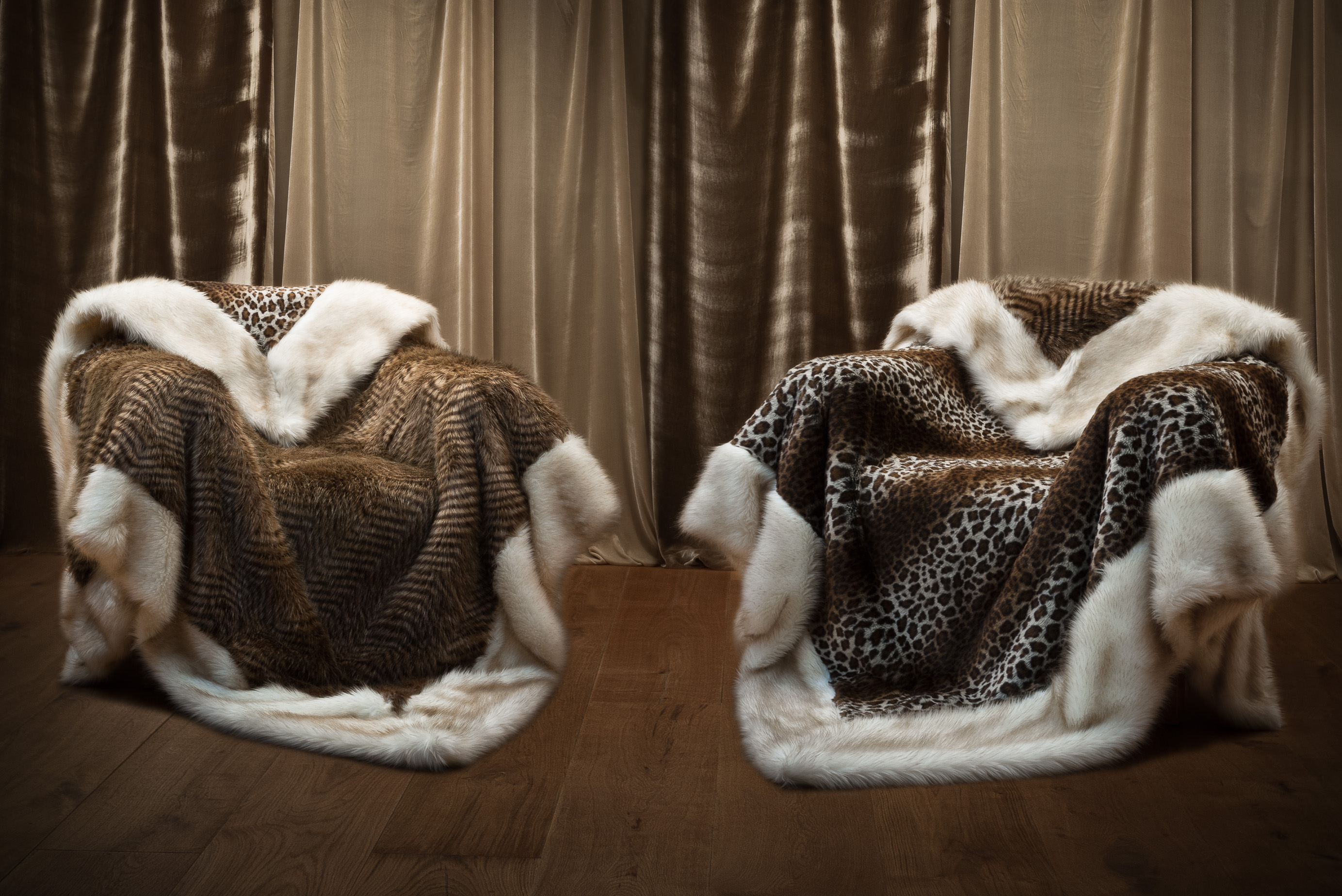 Python Ottoman and reversible throw by Mille Couleurs | Archello