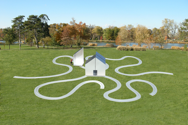 The Interactive Fragmented Meandering House | Michael Jantzen | Archello