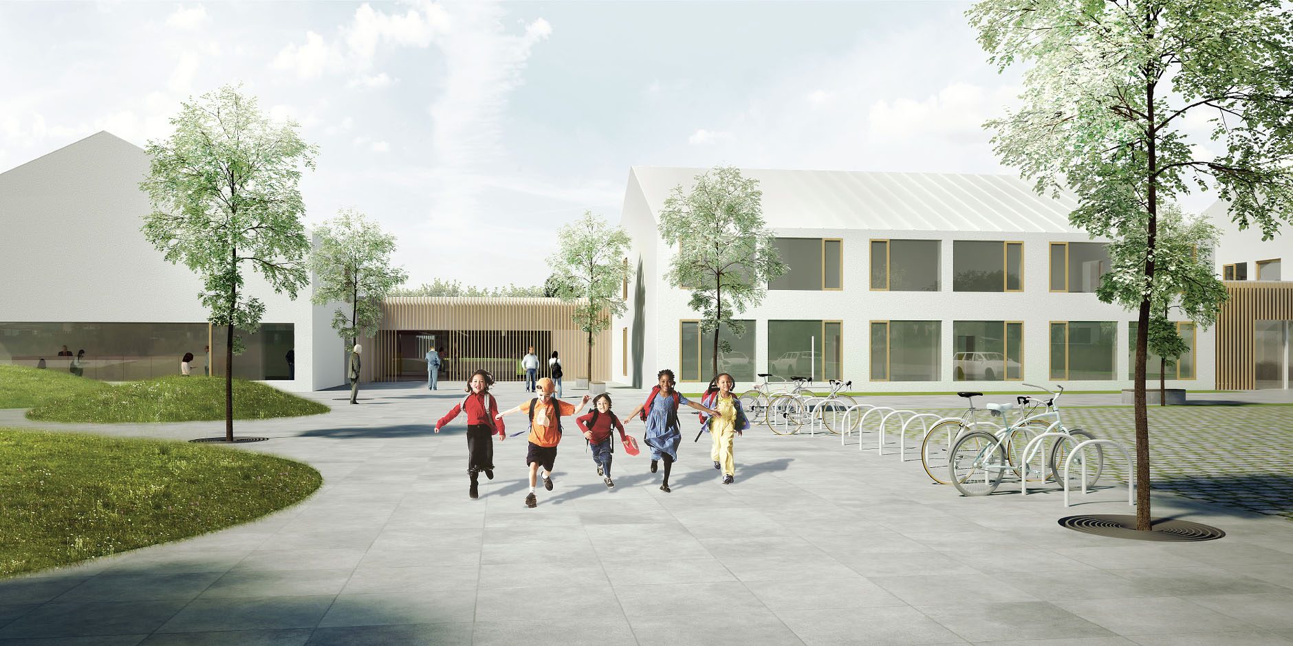 elementary school Psáry | sons of architecture | Archello