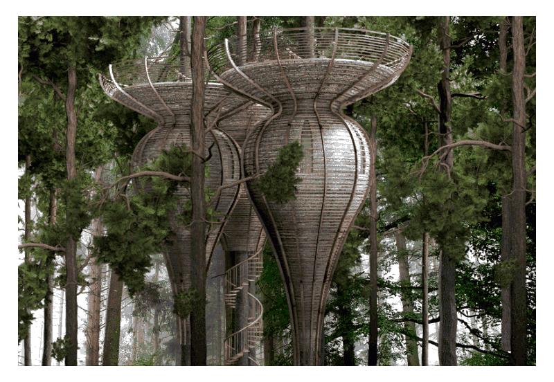 Roost treehouse | Antony Gibbon Designs | Archello