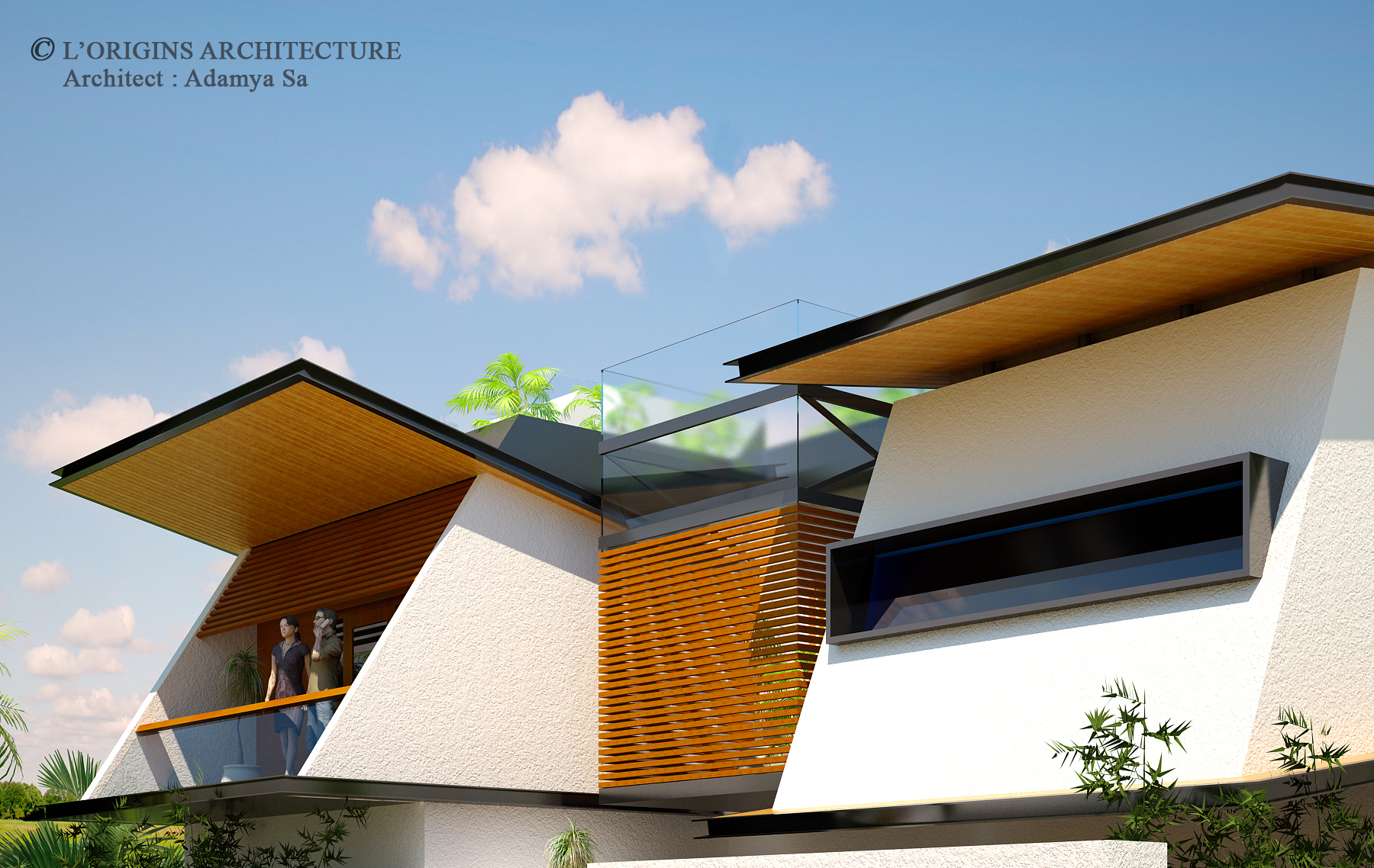 SLANT AXIS VILLA | L'ORIGINS ARCHITECTURE | Archello