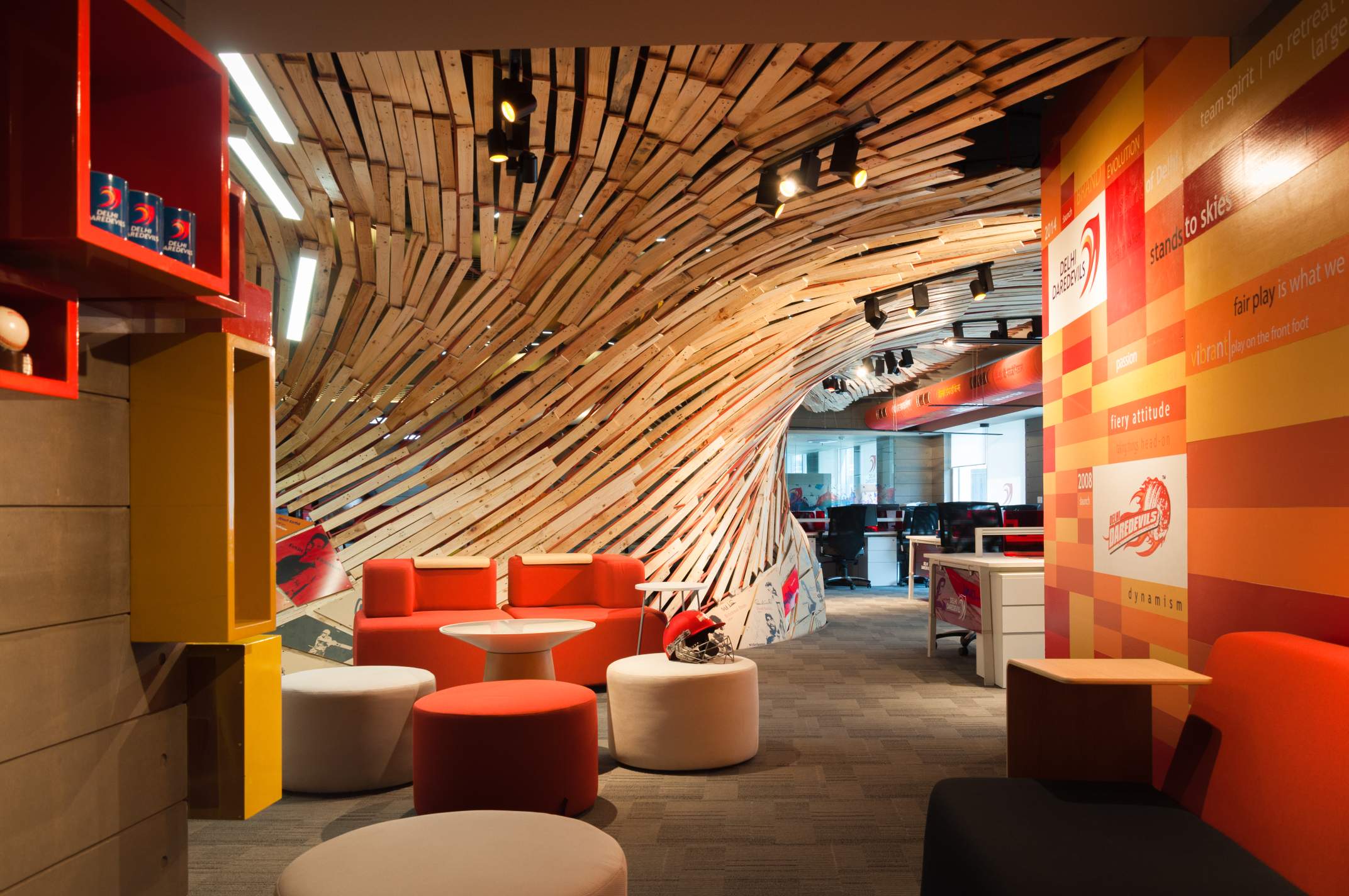 Delhi Daredevils, Cricket IPL team office | M:OFA Studios Pvt ltd ...