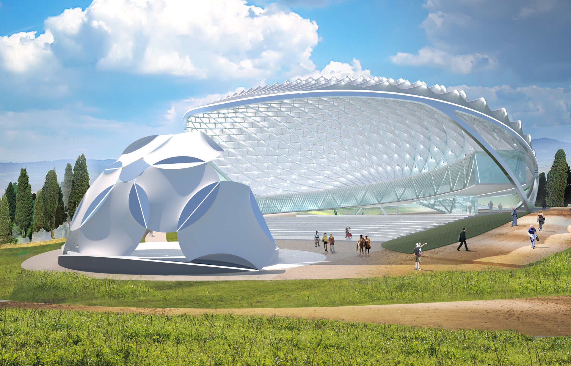 Parco Degli Angeli (Park of Angels) | Asymptote Architecture | Archello