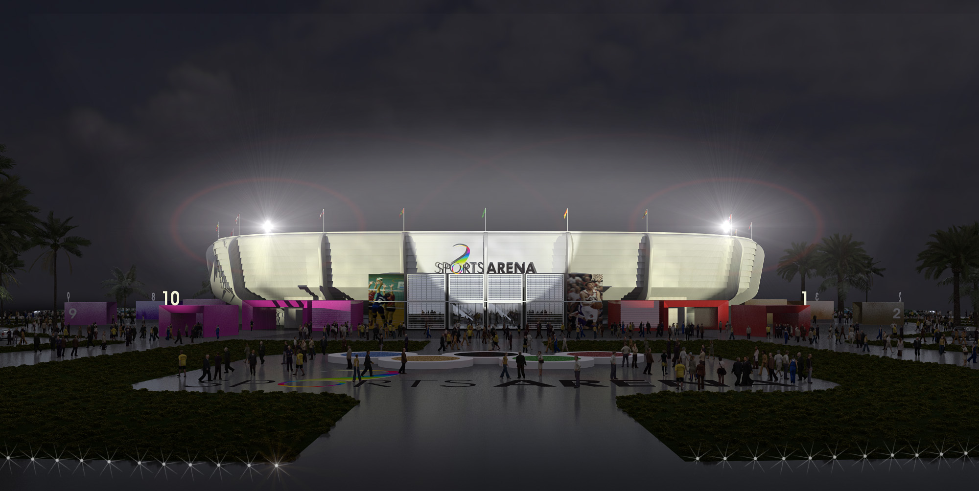 Modular arena 6K Benghazi | JAVIER GARCIA ALDA architect | Archello