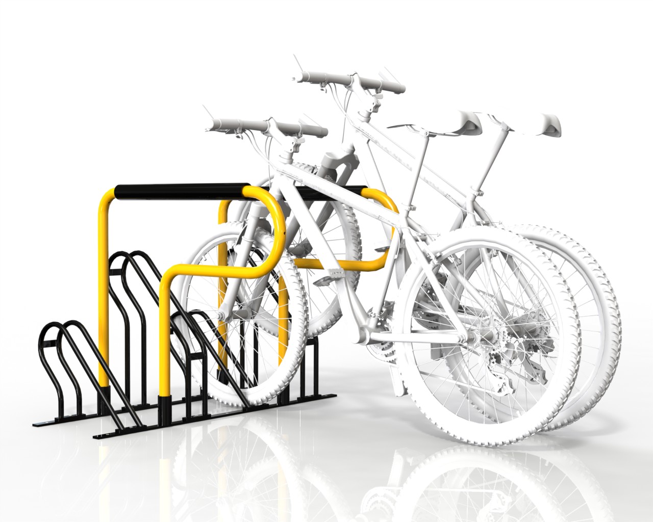 Horizontal Compact Bicycle Rack by Securabike | Archello