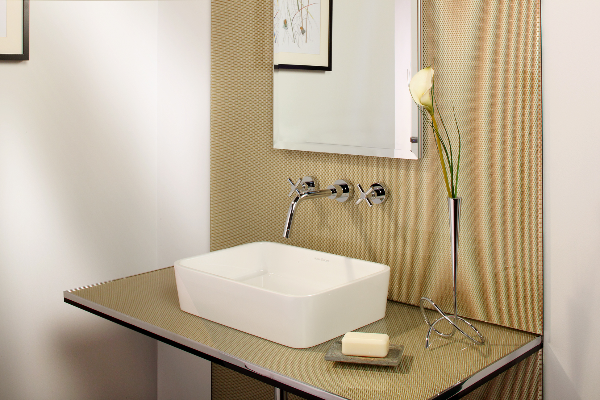 Beveled Mirror Kago by Kova Textiles LLC. | Archello