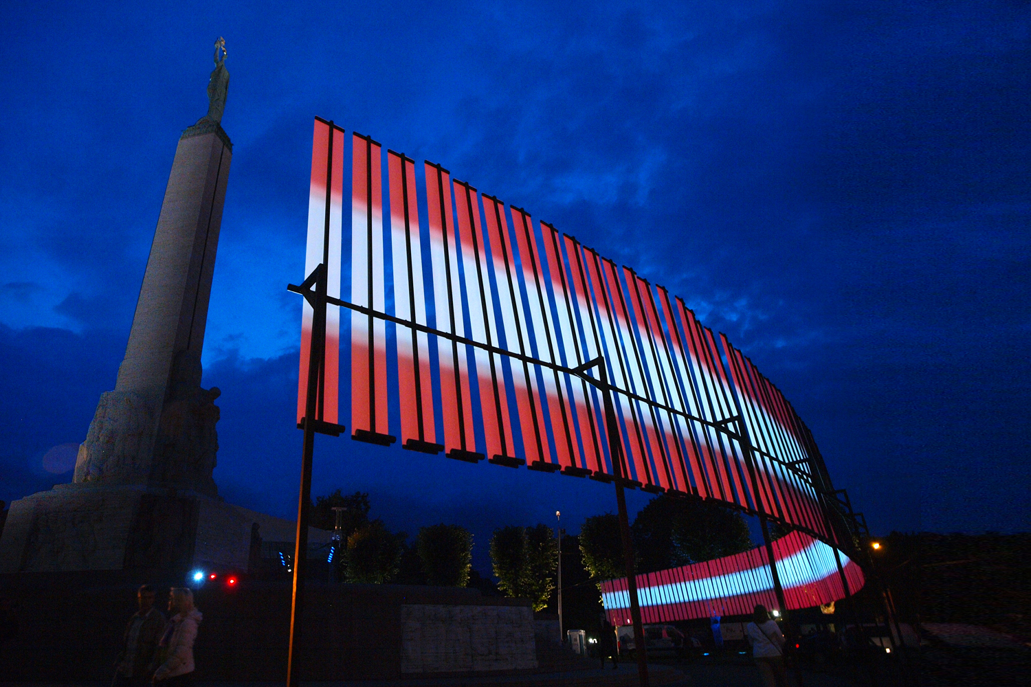 Installation for The Baltic Way 25 | Didzis Jaunzems Architecture ...