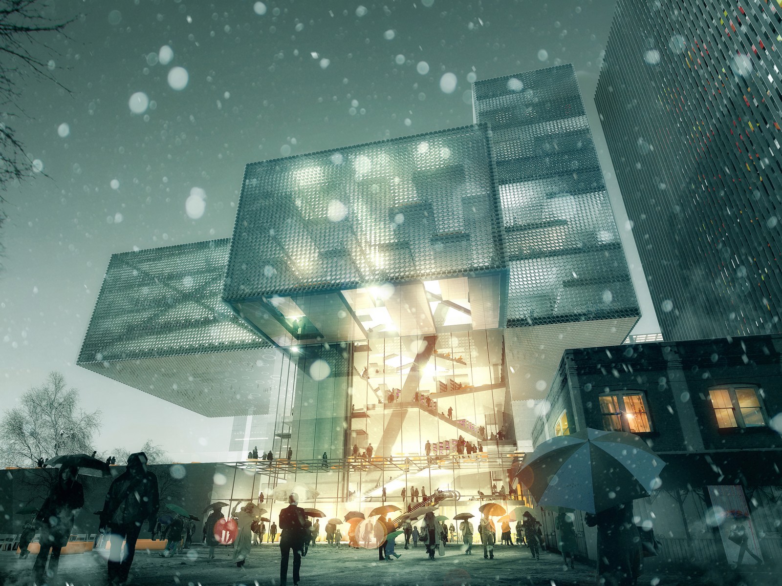 CALGARY NEW CENTRAL LIBRARY | REX | Archello