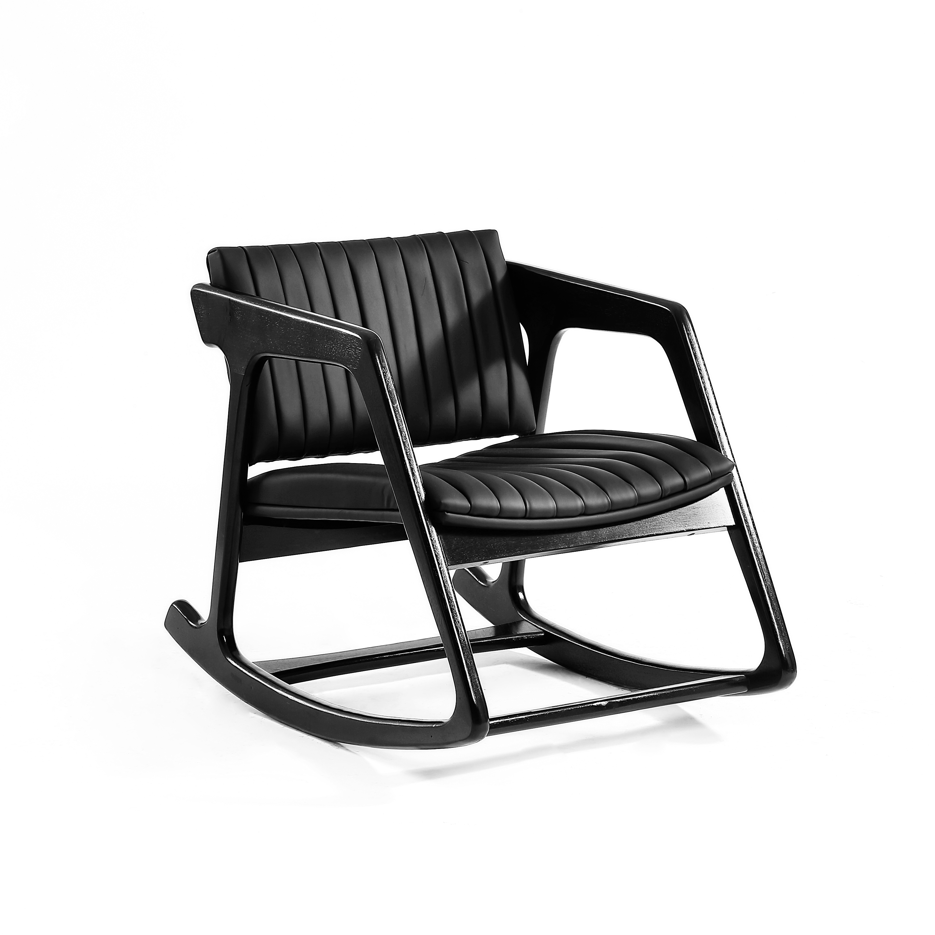 shorttail black // rocking chair by Escapefromsofa | Archello
