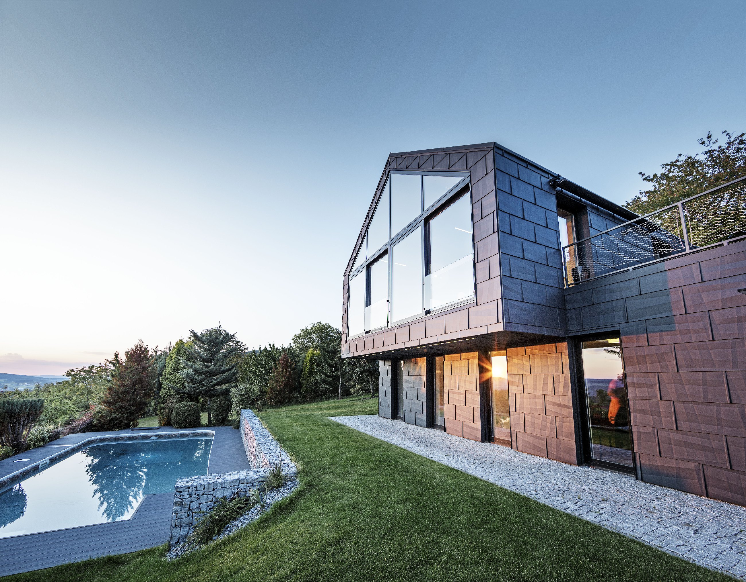 FX.12 roof and façade panel nach PREFA GmbH | Archello