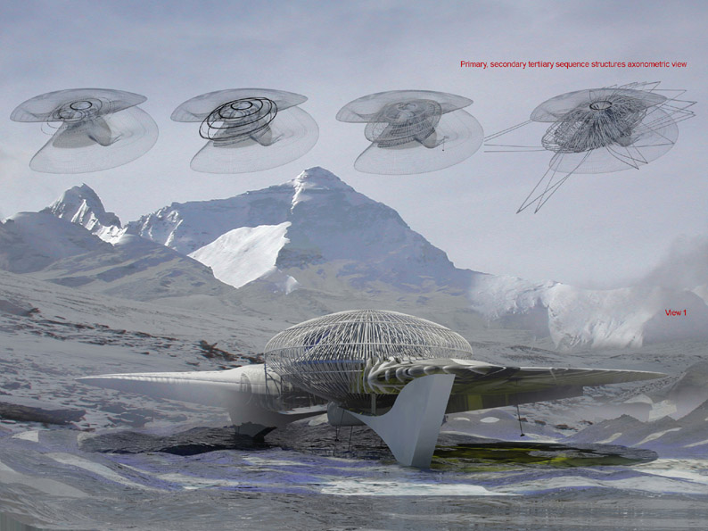 Artificial snow cave emergency shelter | Margot Krasojevic | Archello