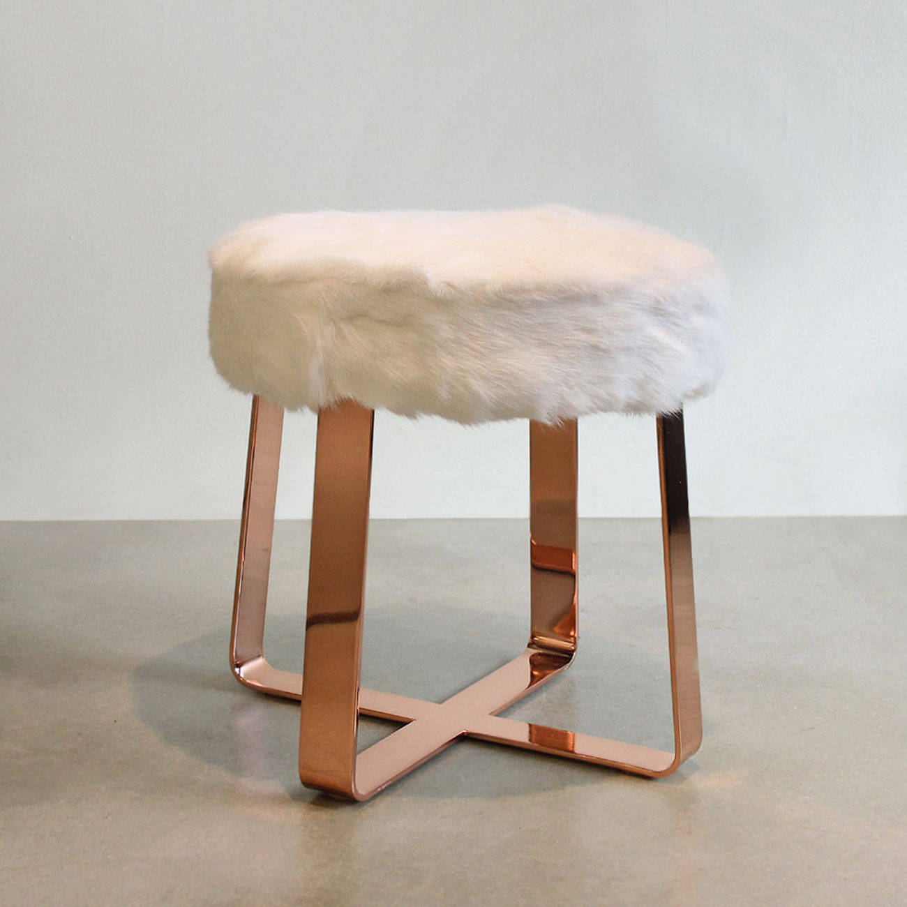 Contemporary Hide Stool by PFEIFER STUDIO | Archello