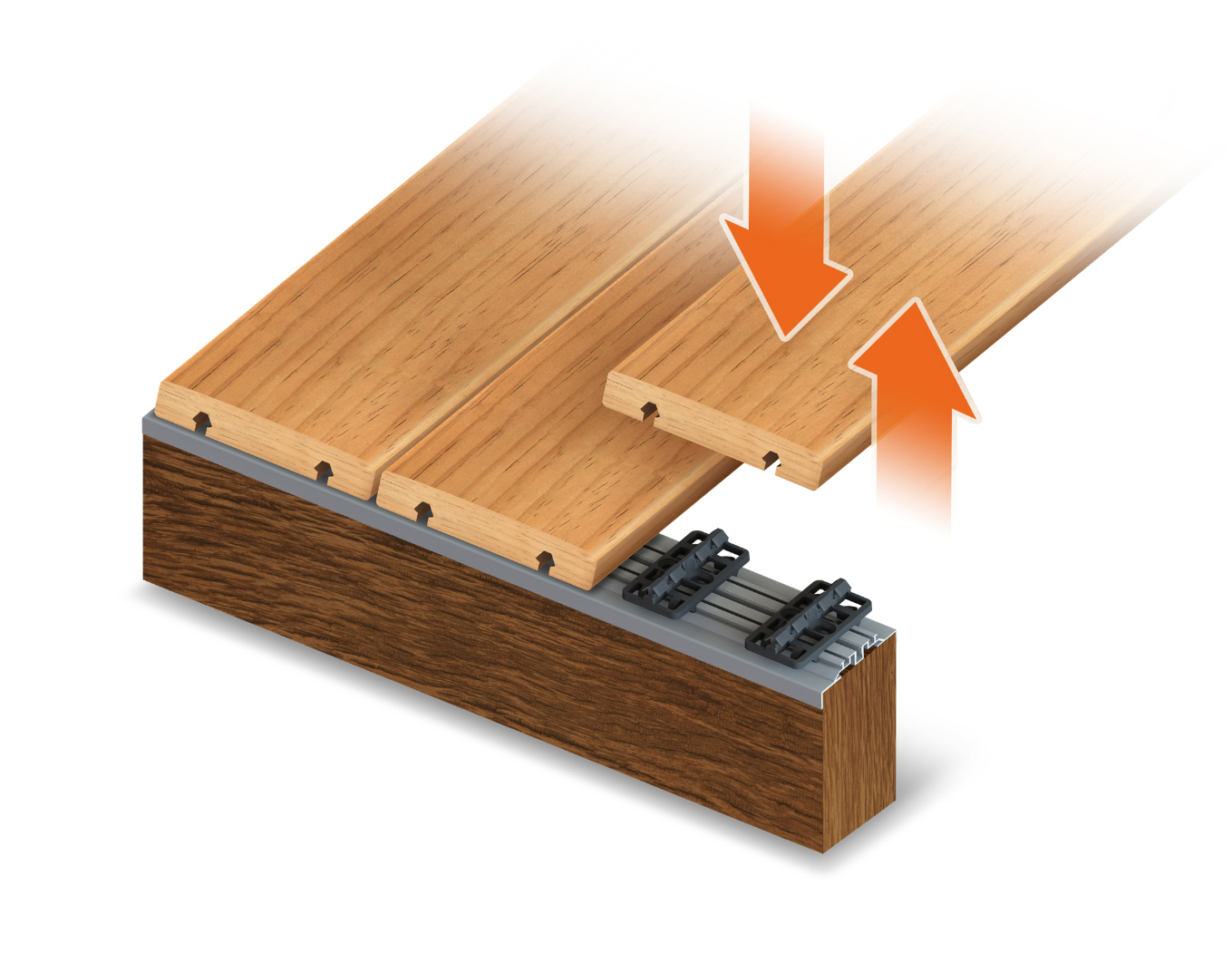 Systeme Rail by Grad Lifetime Decking | Archello