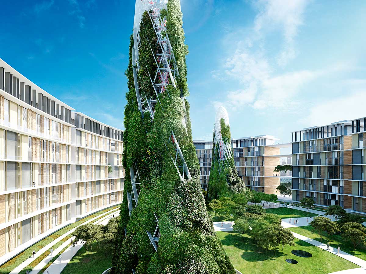 Extension of the Doha Oasis | Rendering of Architecture | Archello