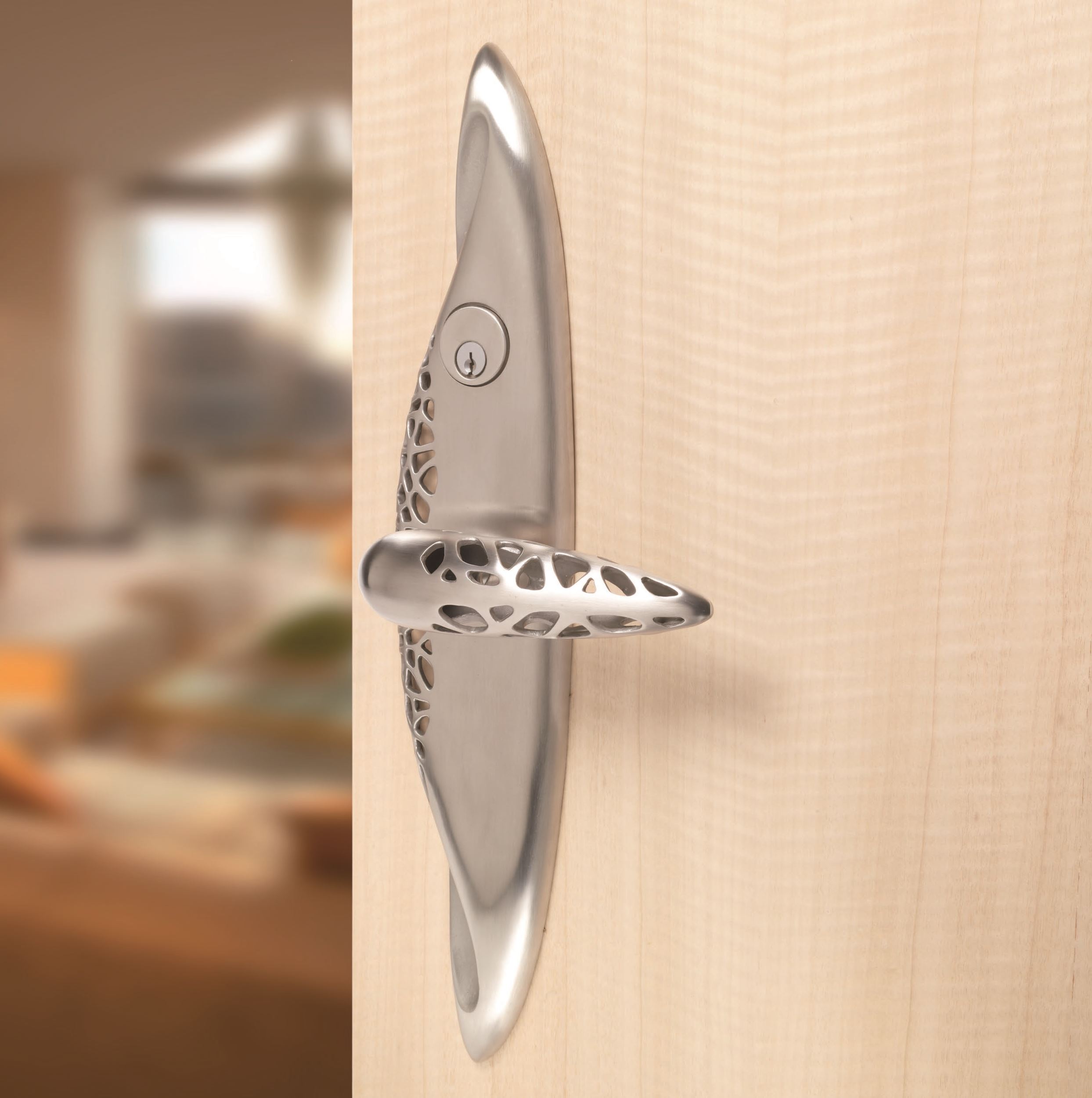 Morphic custom door handles by Martin Pierce Hardware Inc. | Archello