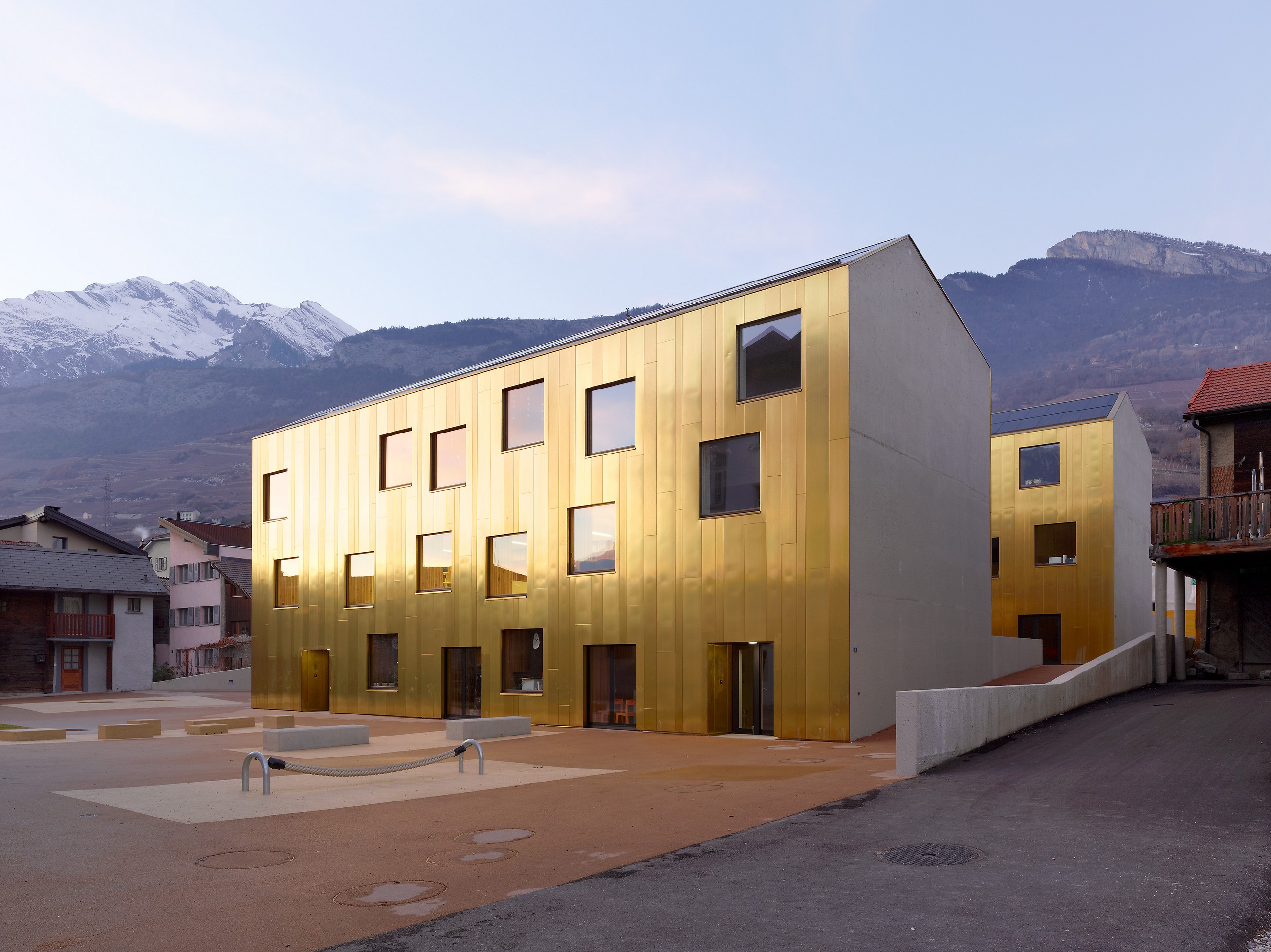 pre/post-school childcare unit, crèche, nursery | savioz fabrizzi ...