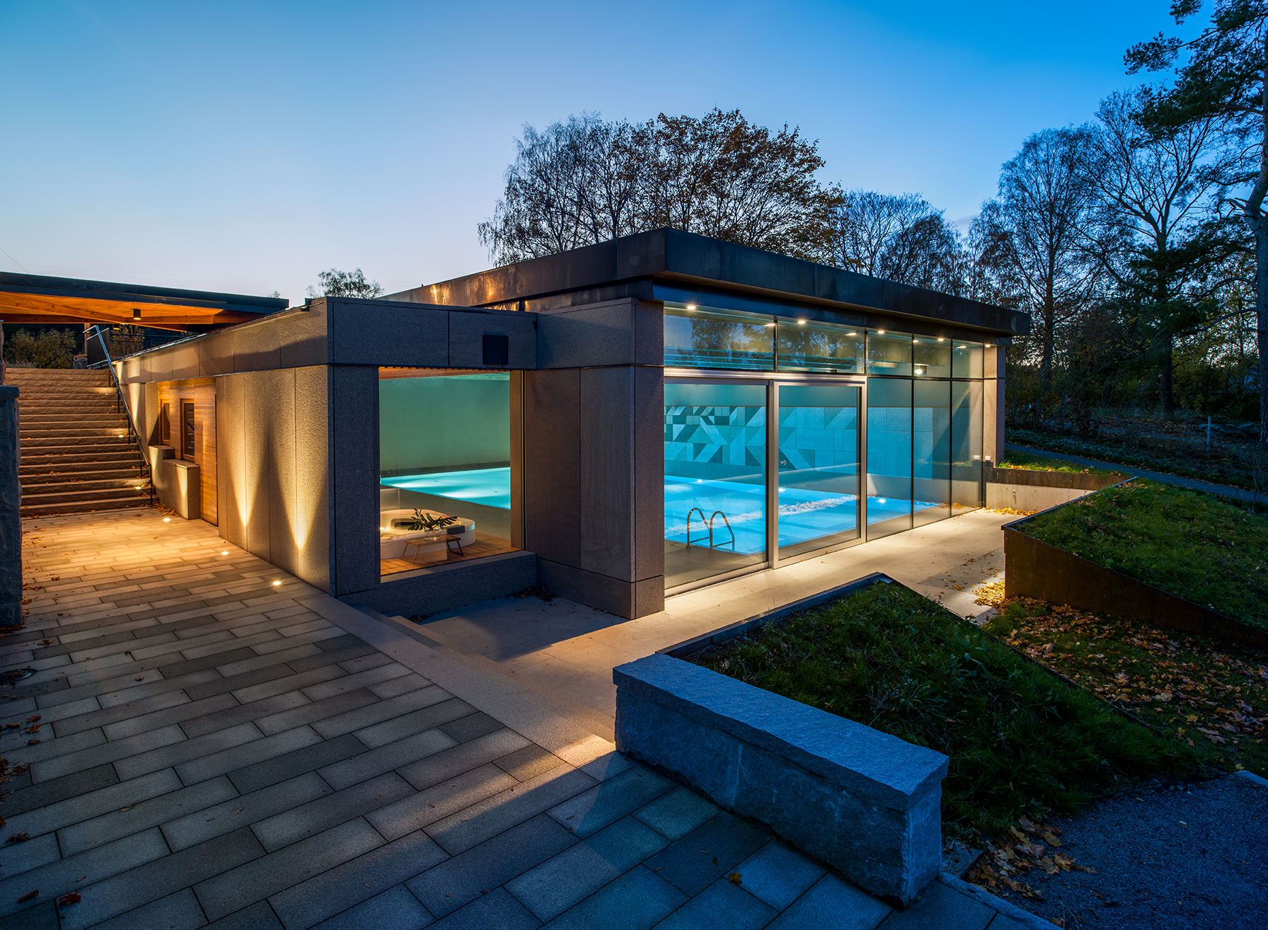 The Tynningo Pool House – Natural Indoor Harmony | BAUX | Archello