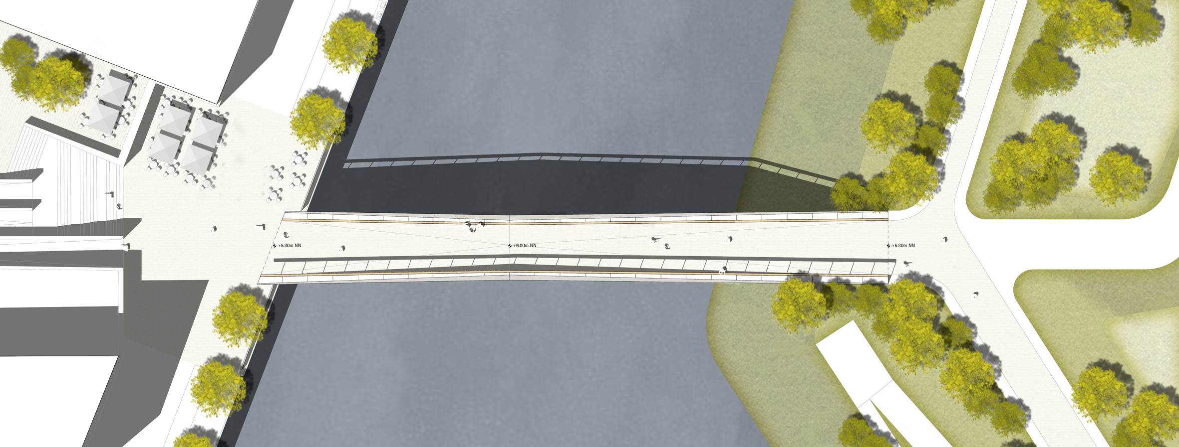 Gallery of Pedestrian and cycle bridge in HafenCity | gmp · von Gerkan ...