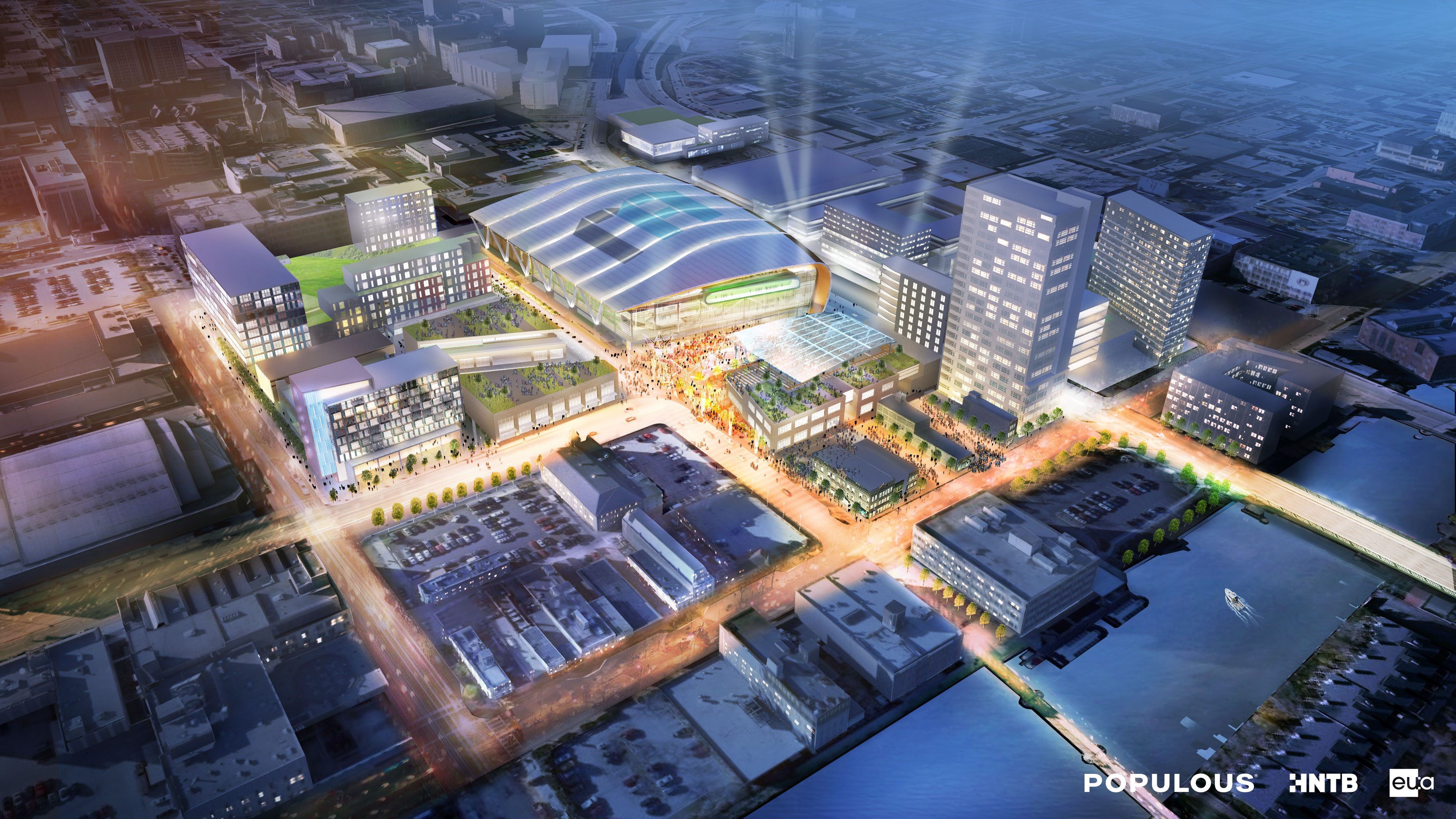 Gallery of DOWNTOWN MILWAUKEE MASTER DEVELOPMENT PLAN | Populous ...