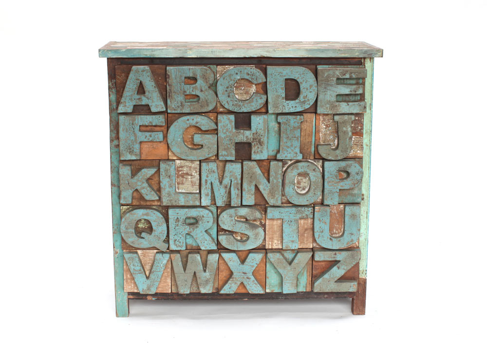 Alphabet Chest by Vintage Archive | Archello