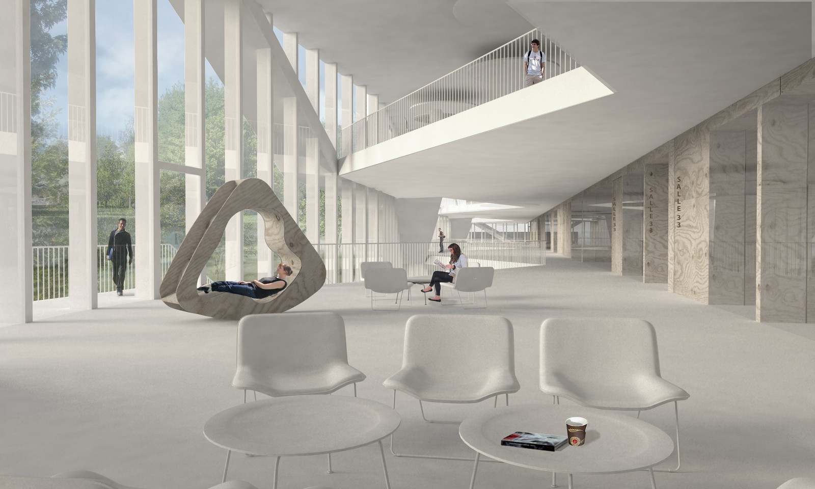 Learning Center of the Polytechnique school in Paris-Saclay University ...