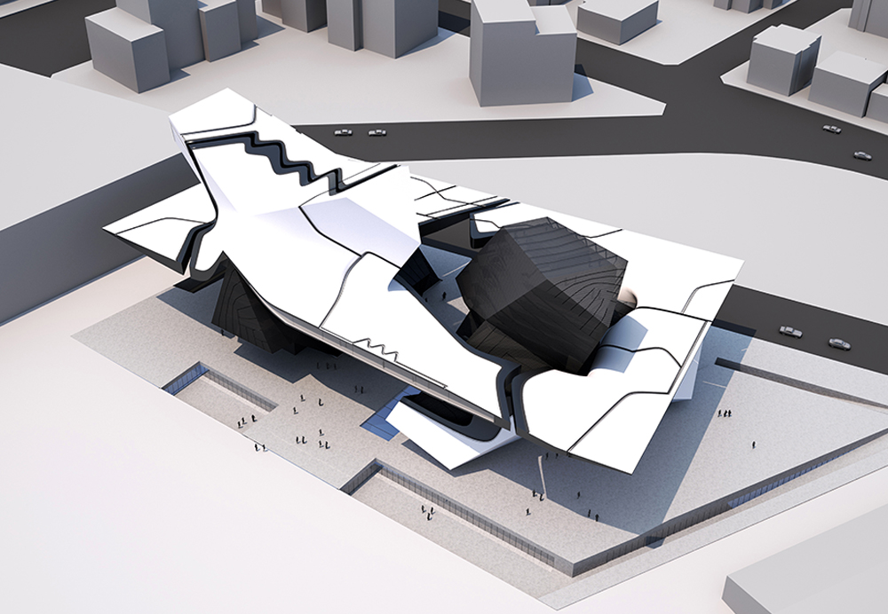 Gallery of Taichung City Cultural Center | Tom Wiscombe Architecture ...