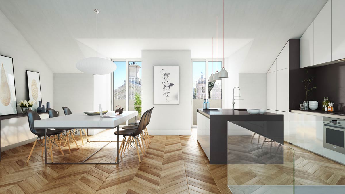 Gallery of Interior architectural visualizations of a building in ...