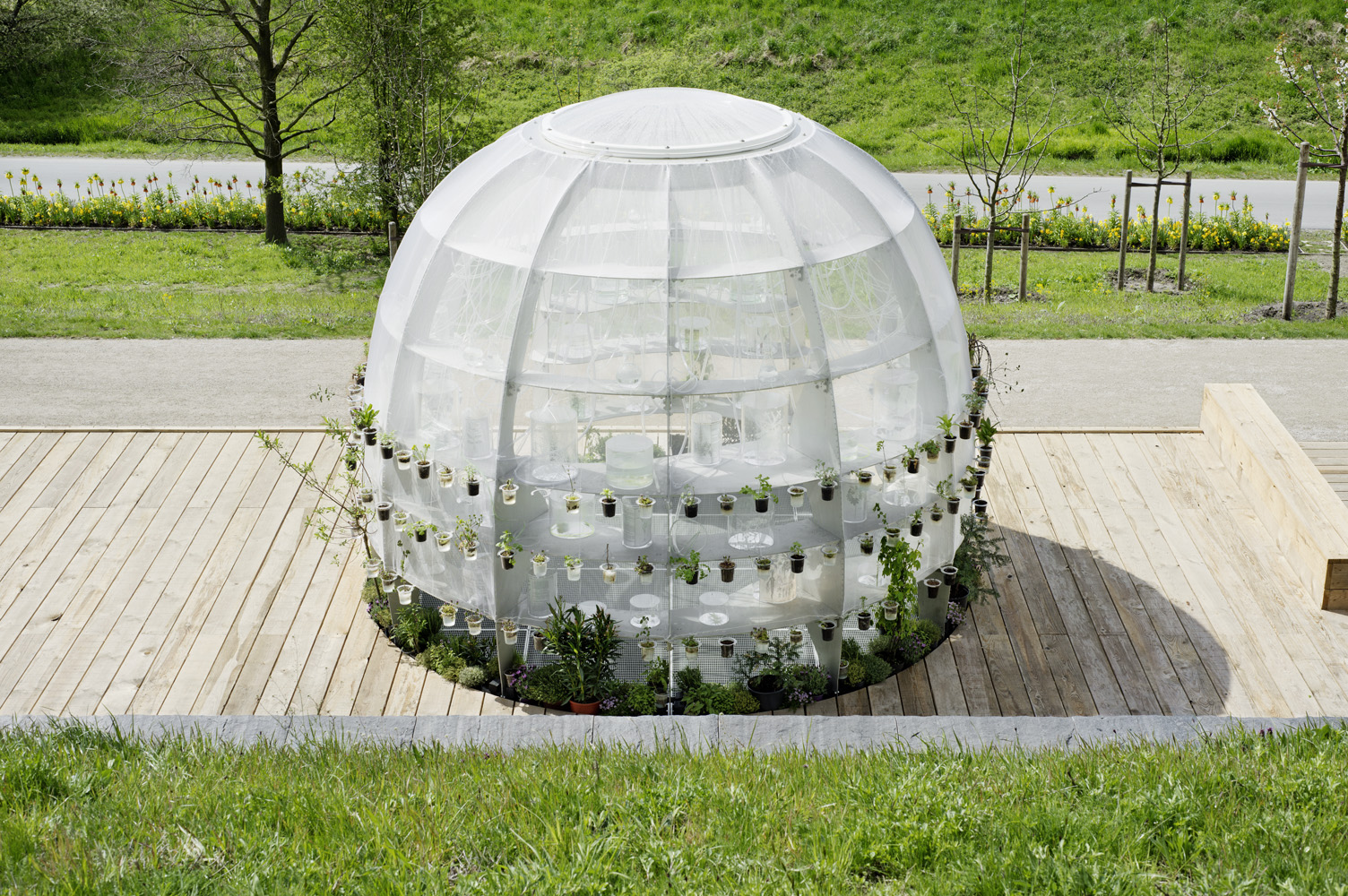 Inside the Flower Pavilion (IGA) | LAVA Architects | Archello