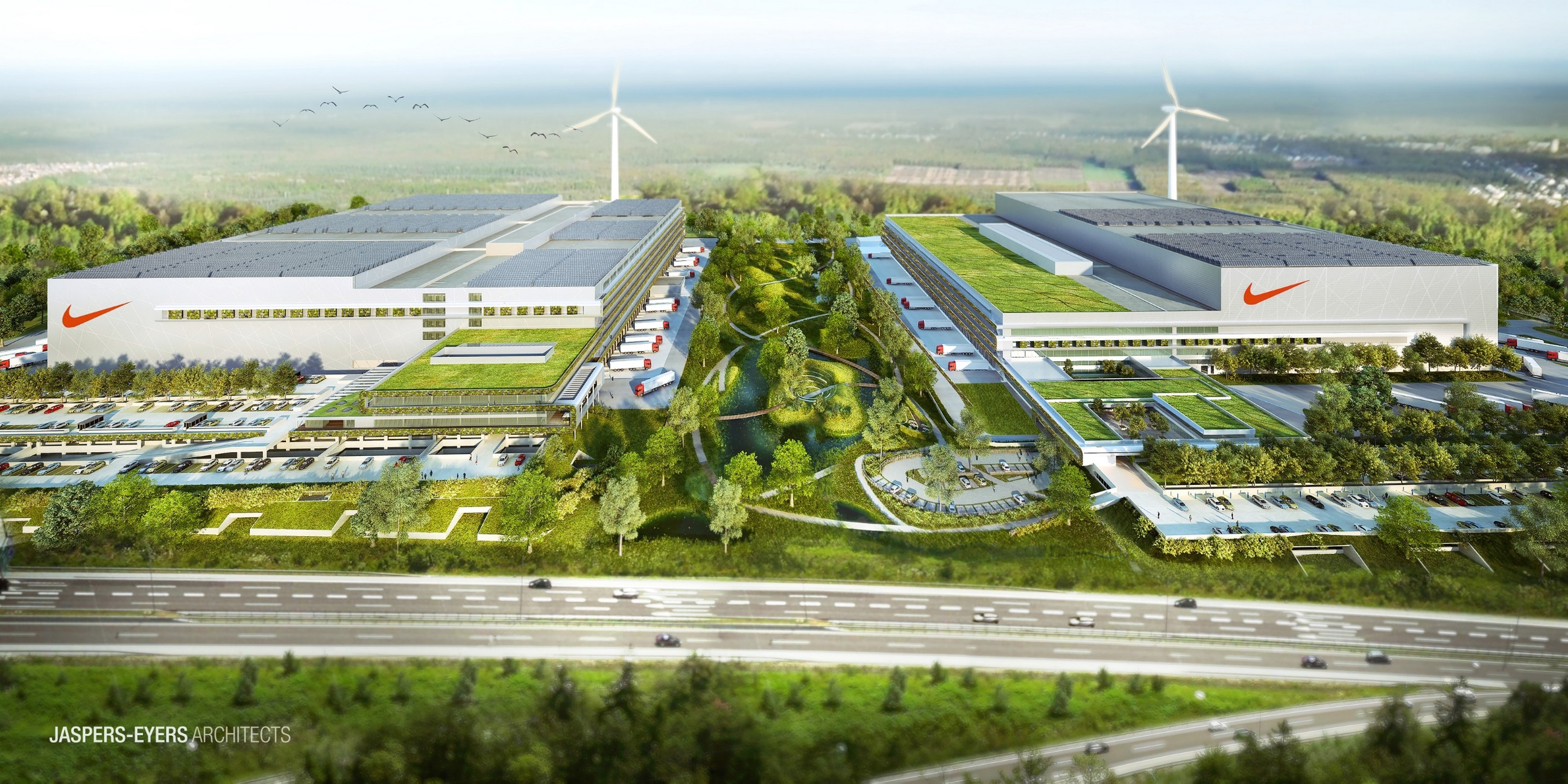 Gallery of NIKE European Logistics Center | Jaspers-Eyers Architects ...