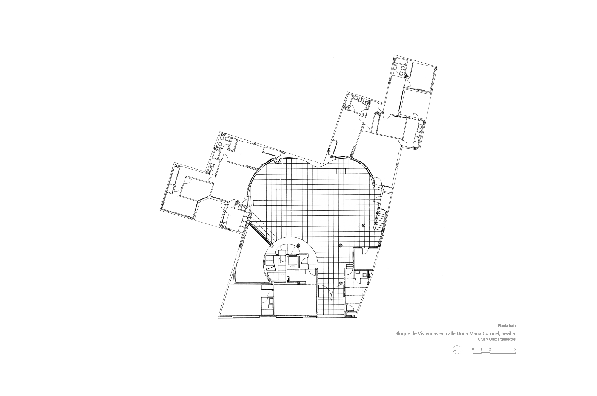 Gallery of Residential on Doña Maria Coronel Street | Cruz y Ortiz ...