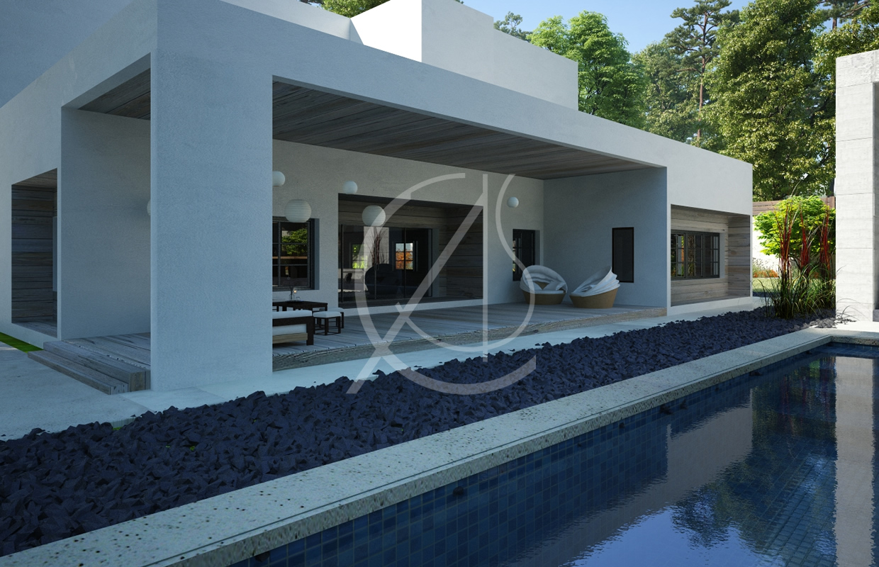 Minimal Villa Exterior Design | Comelite Architecture Structure and ...