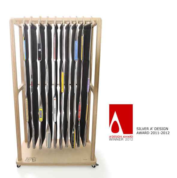 Fa.B. fabric bookcase by DeDe DextrousDesign | Archello