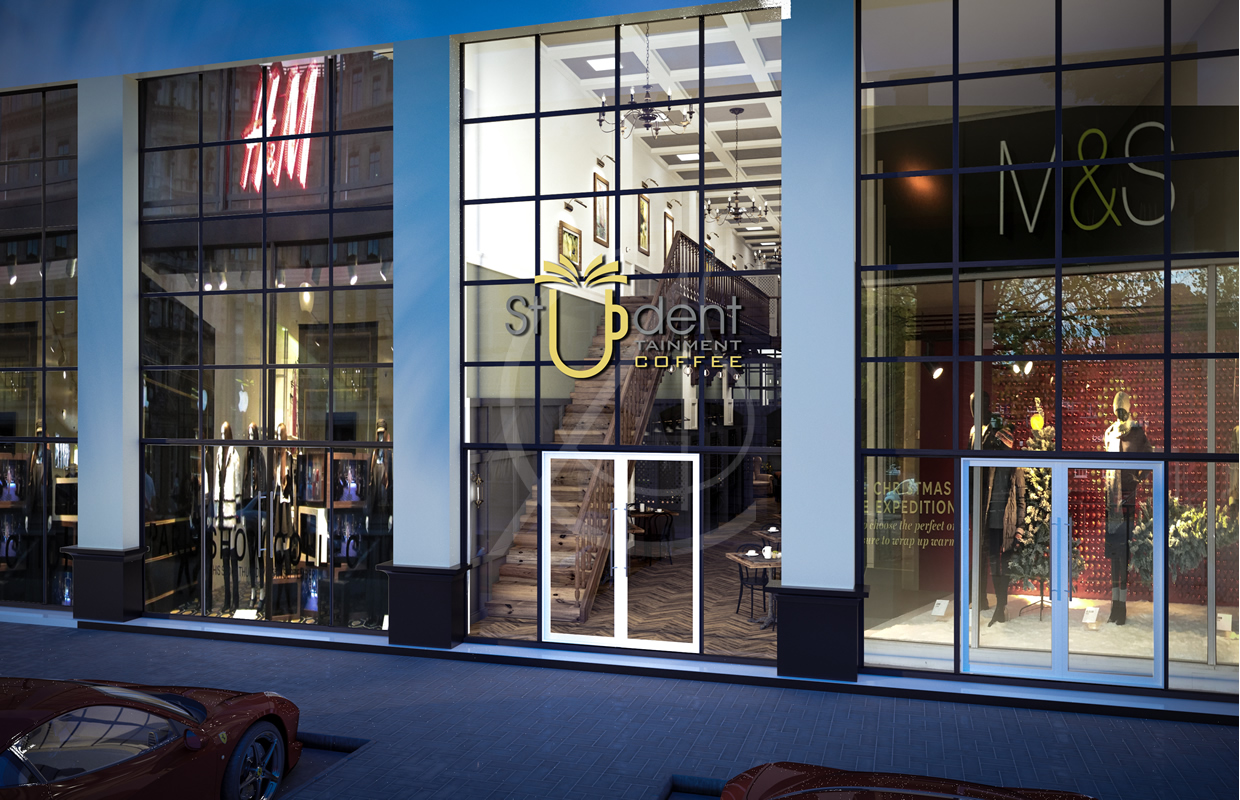 Student Cafe Design | Comelite Architecture Structure and Interior ...