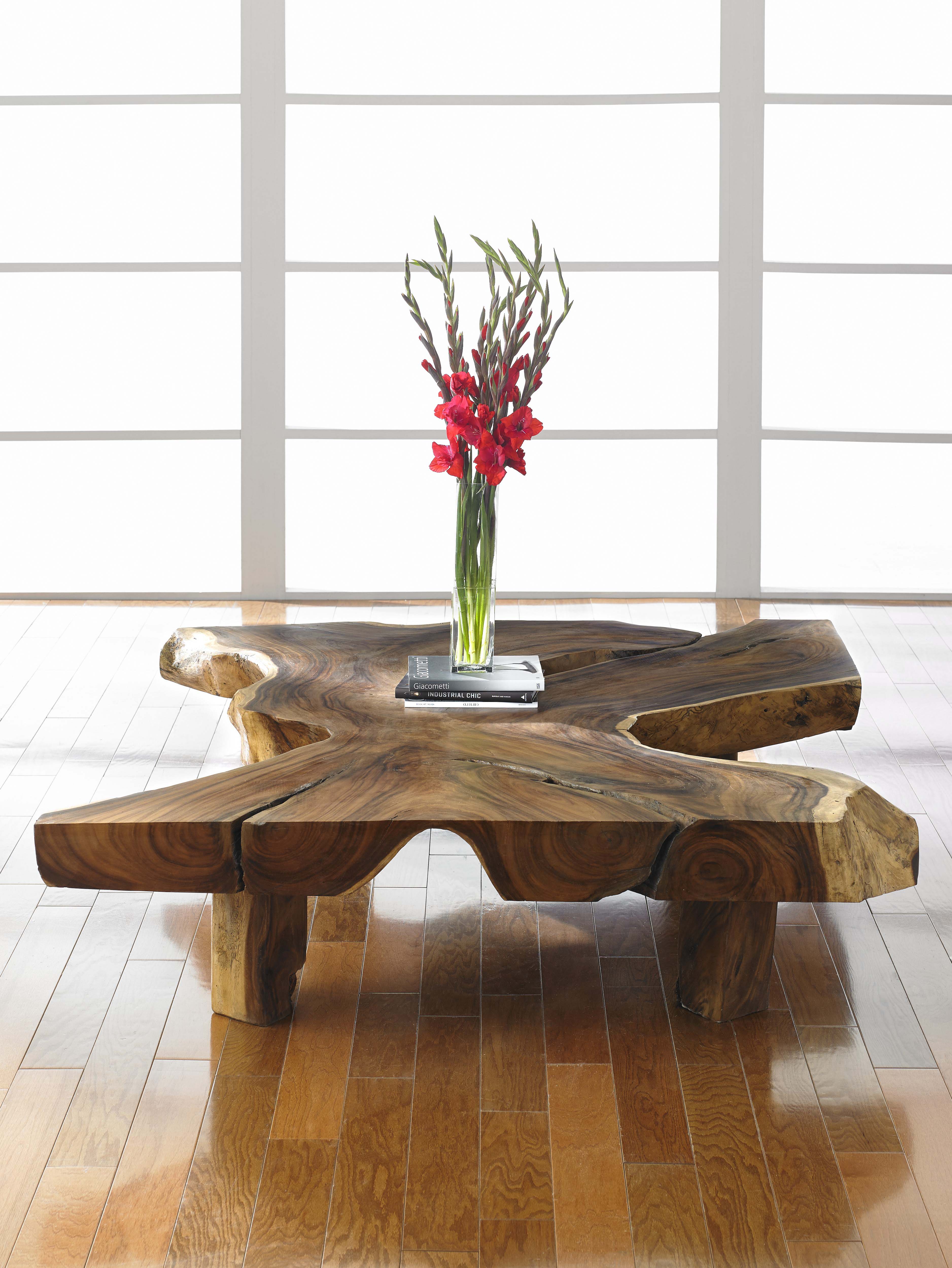 Chamcha Wood Coffee Table by Phillips Collection | Archello
