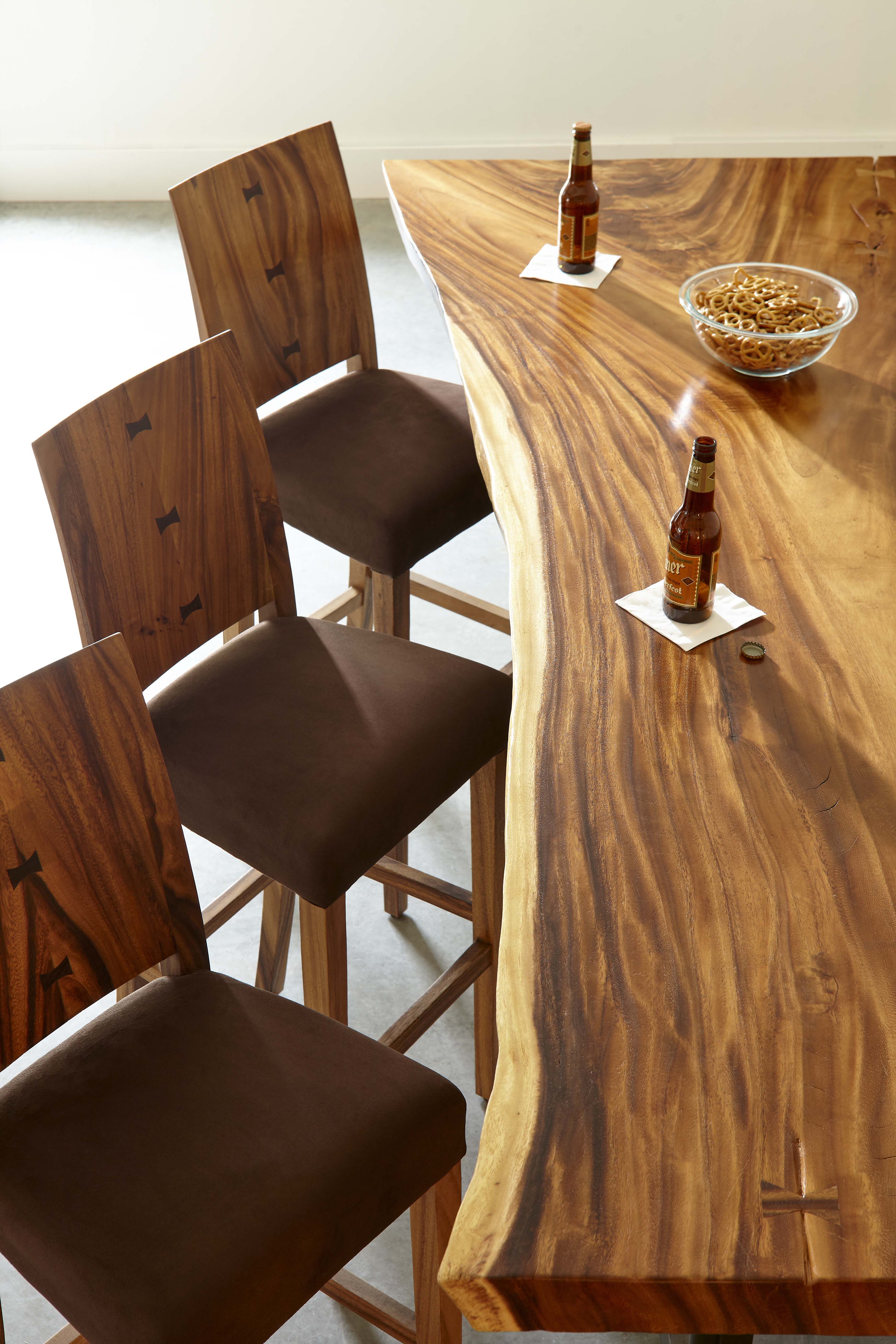 Chamcha Wood Bar Chair by Phillips Collection | Archello