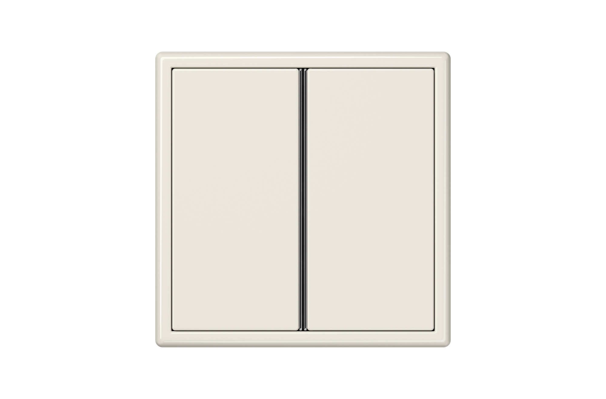 LS 990 F40 Push-button sensor 2-gang in ivory by Jung | Archello