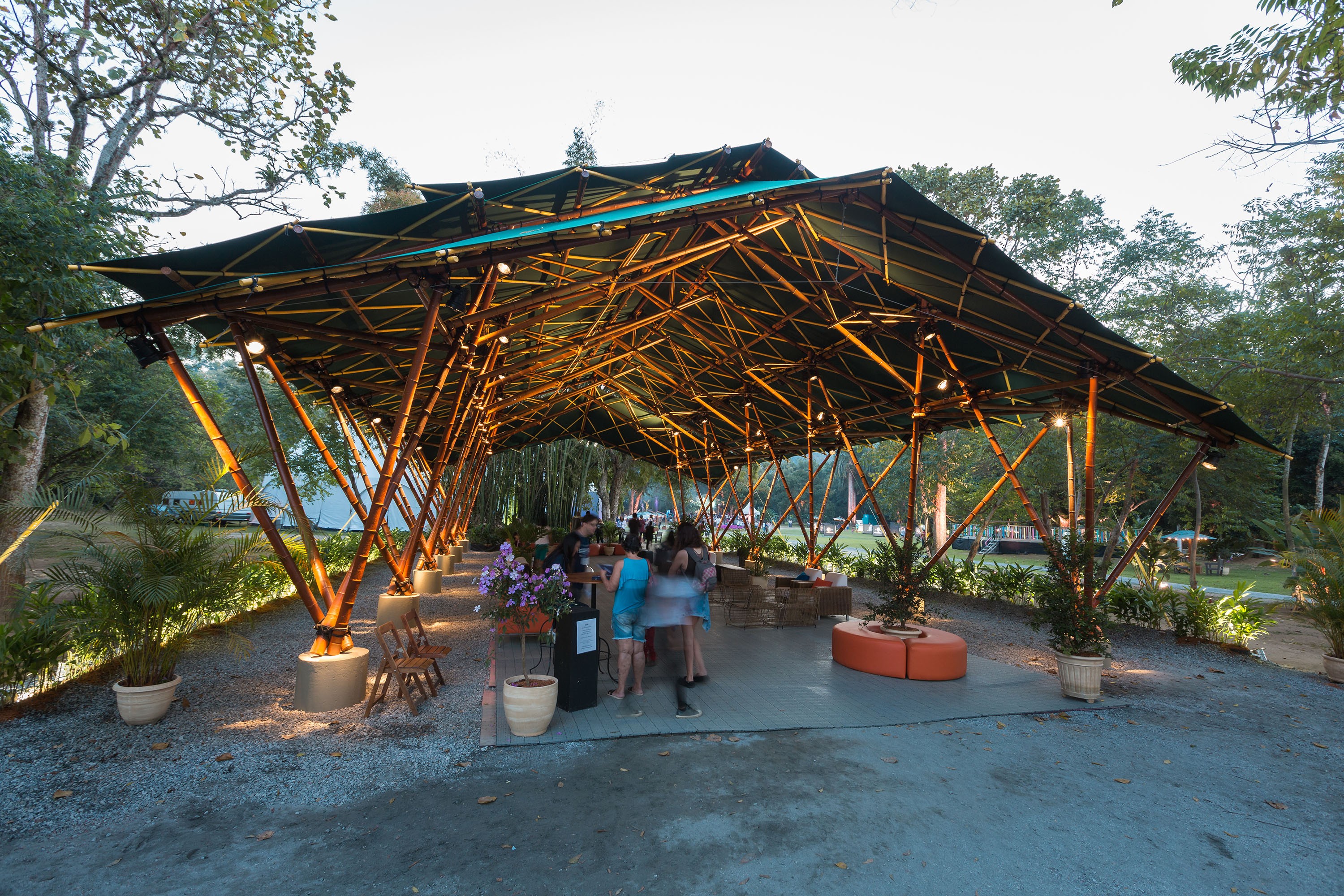 Gallery of Deployable Bamboo Structure Pavilion | Bambutec Design ...