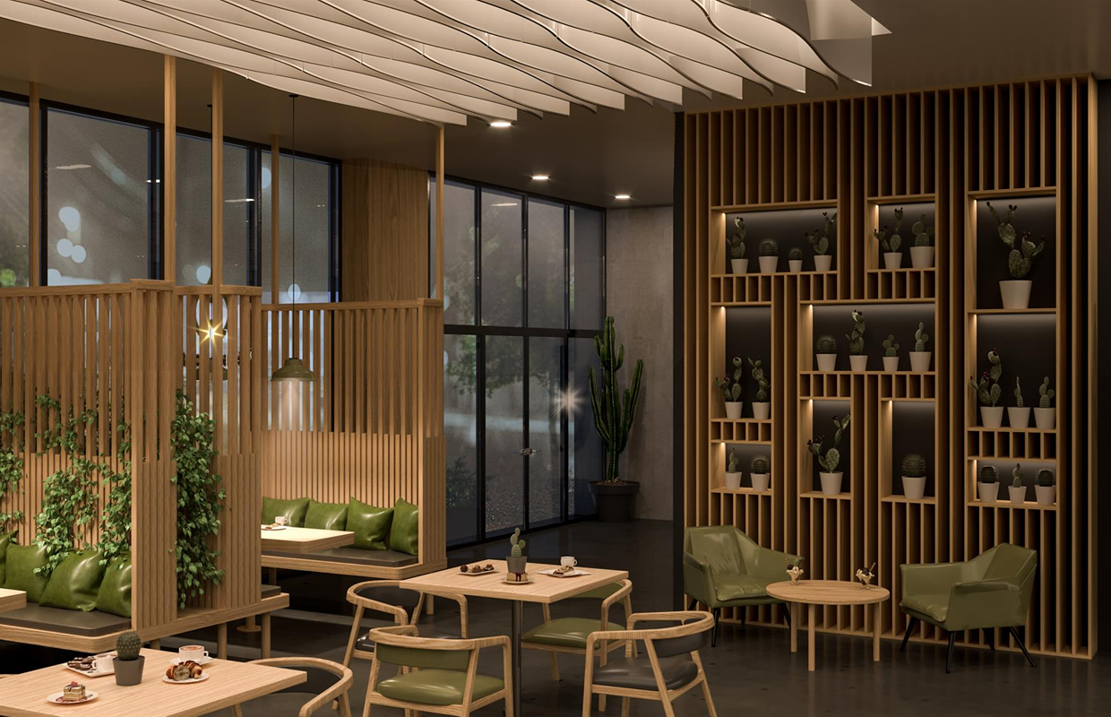 Gallery of Modern Cafe Design - Rock Cafe | Comelite Architecture ...