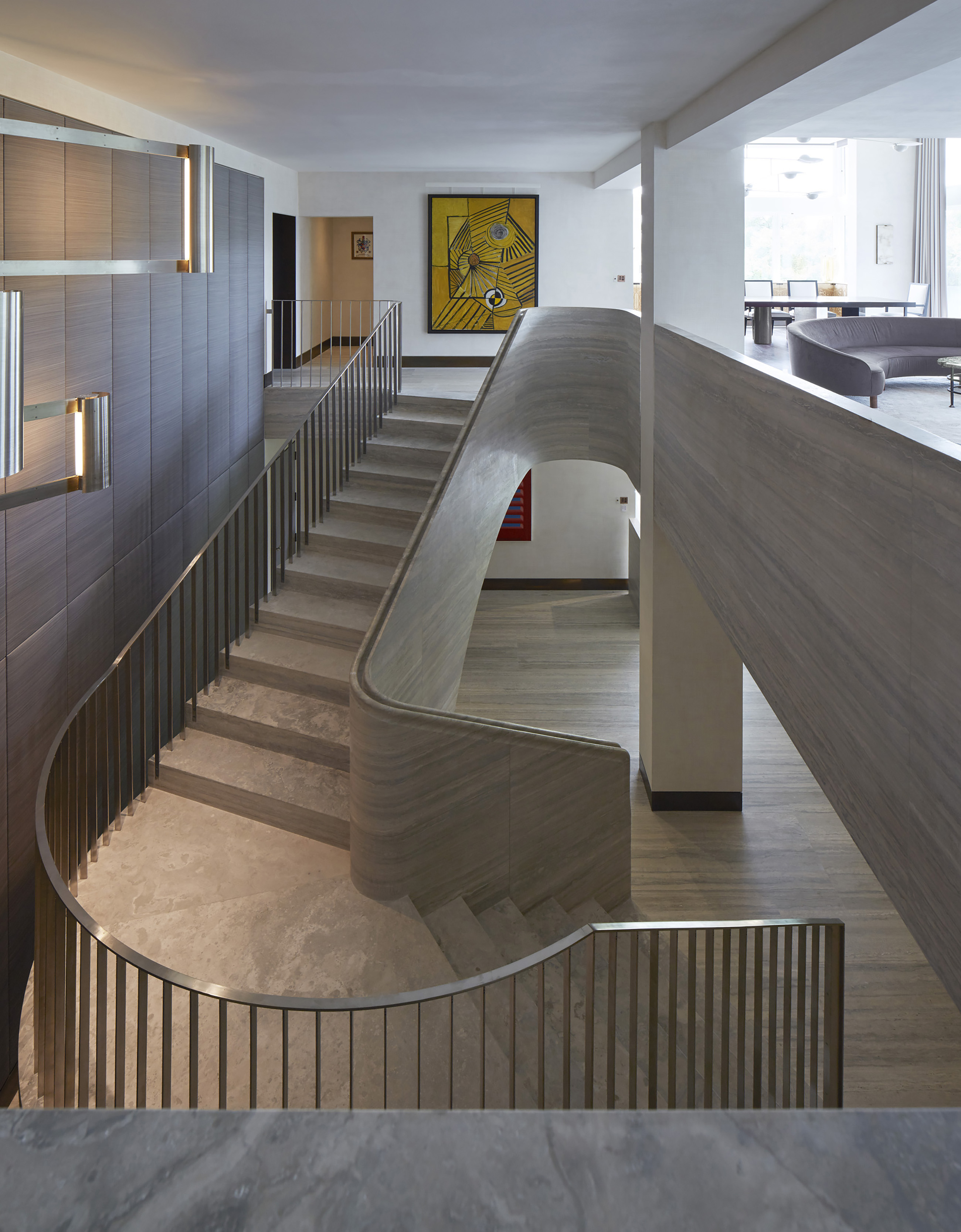 Travertine stair | Jamie Fobert Architects | Archello