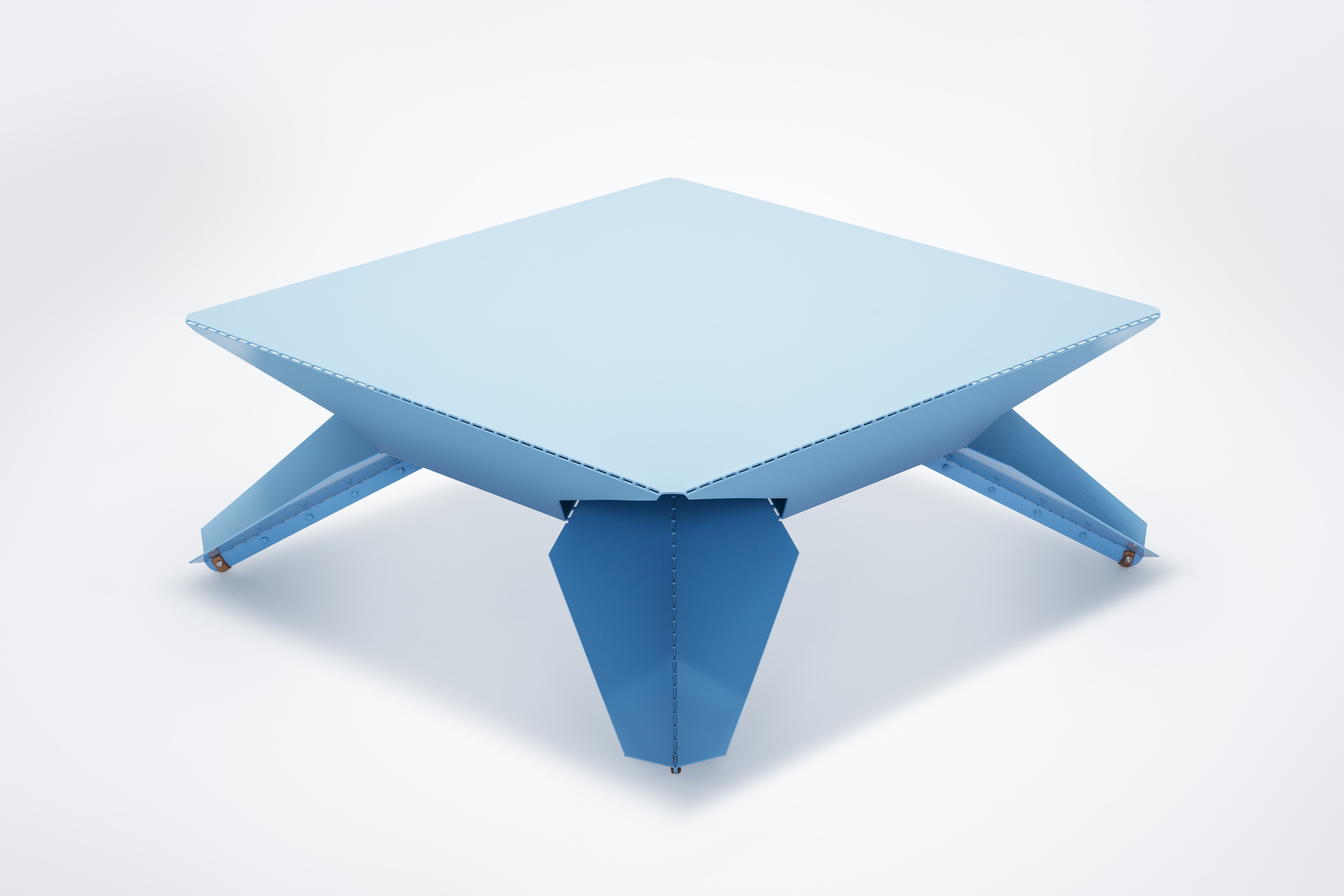 SEKKAI TABLE – COATED STEEL by Studio Kim Haagen | Archello