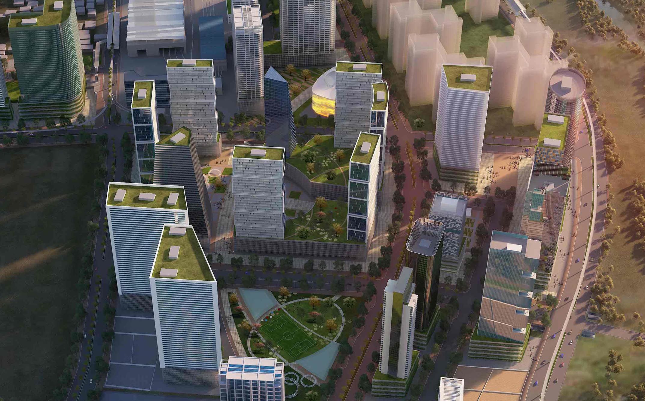 Gallery of Master Plan Wadala Central Business District | townland ...