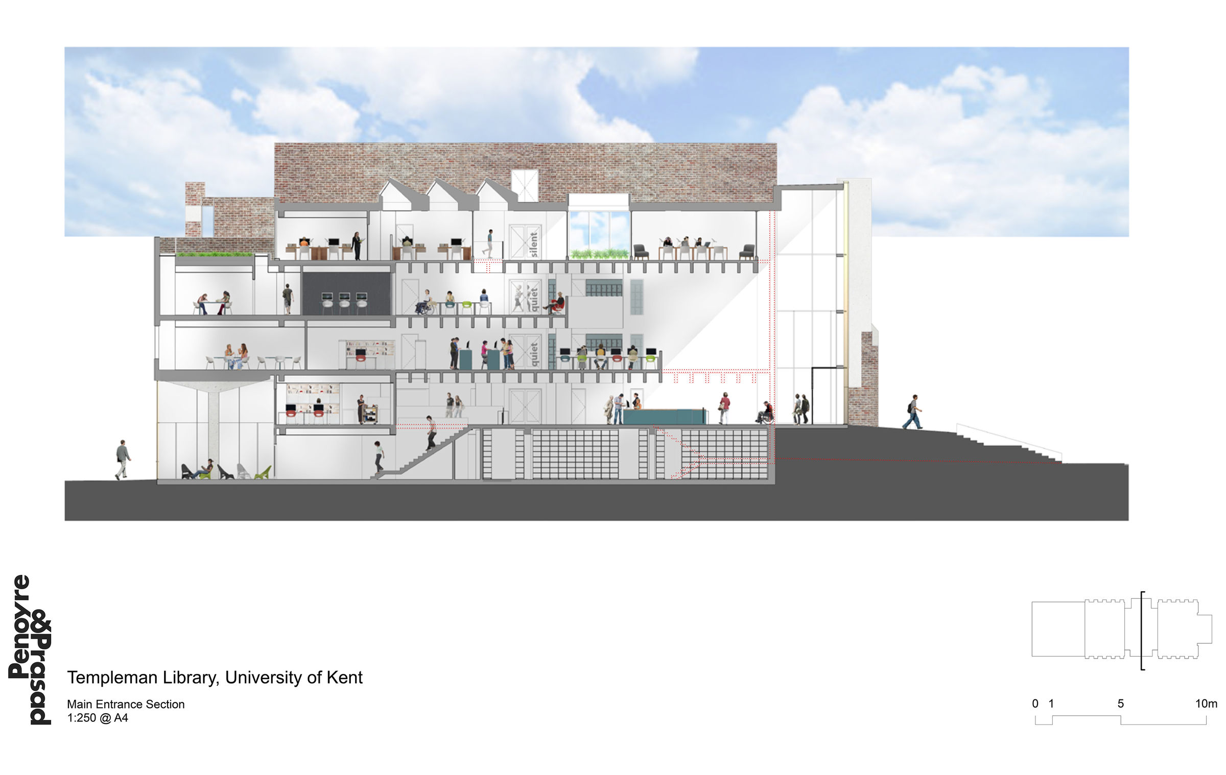 Gallery of Templeman Library Extension | Penoyre & Prasad | Media - 3