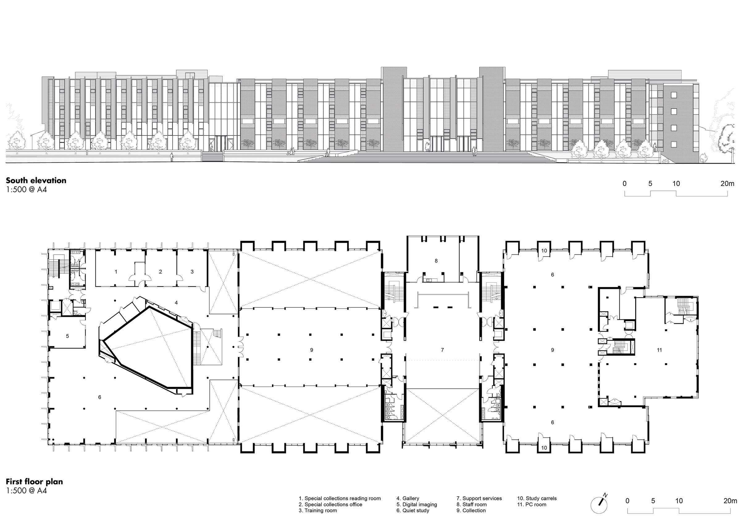 Gallery of Templeman Library Extension | Penoyre & Prasad | Media - 5