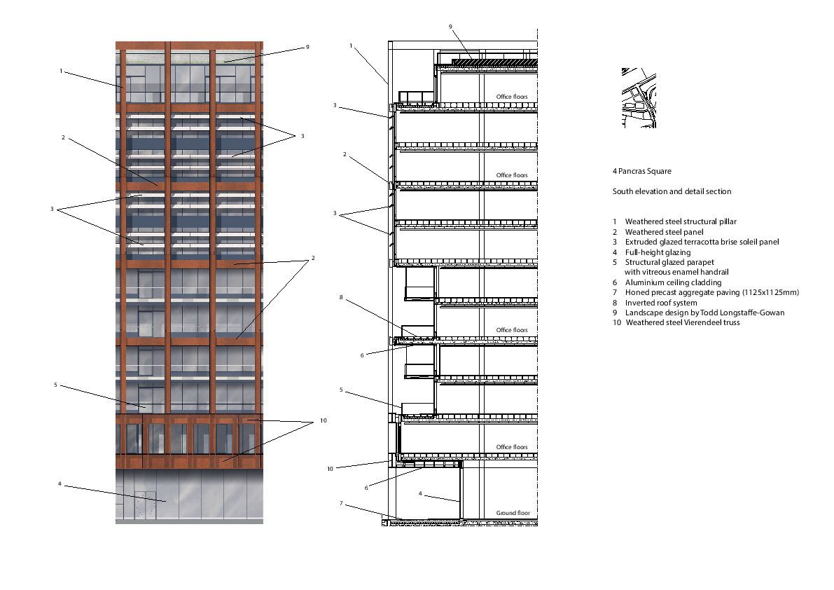Gallery of Four Pancras Square | Eric Parry Architects | Media - 14